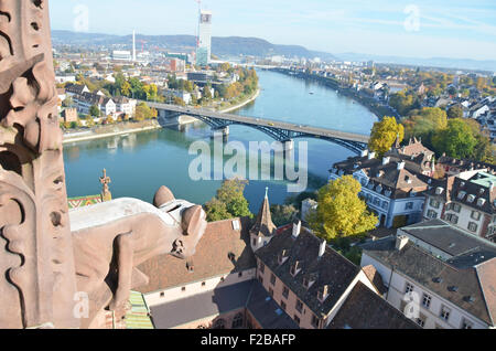 Basel from top Stock Photo - Alamy