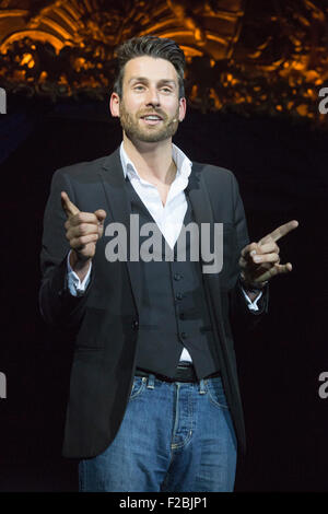 Jamie Raven, Britain's Got Talent, performs on stage. Press preview of ...