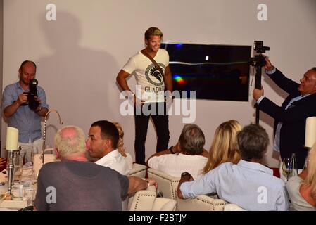 Designers Cindy Morawetz and Marcus Christek presenting fashion in ...