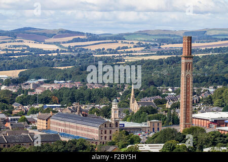Landscape view of "The Stack" retail leisure park and the 1800`s "Cox`s ...