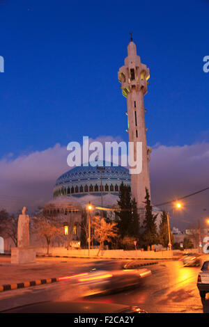 Amman Jordan. King Abdullah Mosque Stock Photo - Alamy