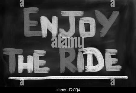 Enjoy The Ride Concept Stock Photo - Alamy