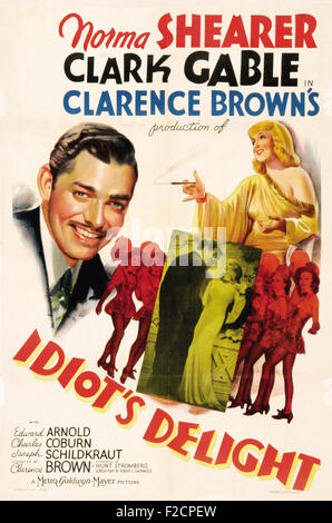 Idiot's Delight 01 - Movie Poster Stock Photo - Alamy