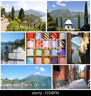 Collage of Como, Italy Stock Photo - Alamy
