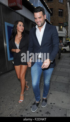 Celebrities arriving at the Drury Club in Covent Garden Featuring ...