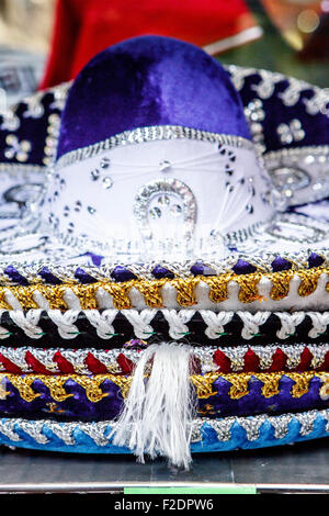 Colorful Mexican sombrero hats stacked Stock Photo - Alamy