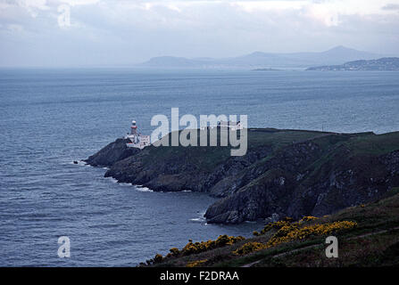 Howth Lighthouse, Dublin, referred to in James Joyce 'Ulysses', Ireland ...