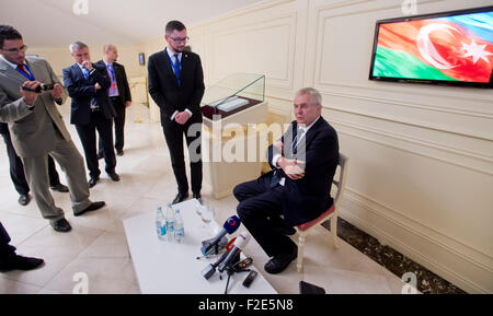 Baku, Azerbaijan. 17th Sep, 2015. President of Czech Republic Milos ...