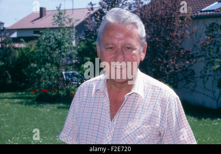 Der deutsche volkstümliche Schauspieler Maxl Graf, Deutschland 1980er ...