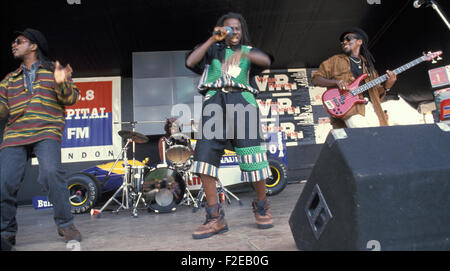 ASWAD UK reggae group about 1985 Stock Photo - Alamy