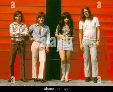 Dutch pop group Shocking Blue arrives at Schiphol after tour through ...