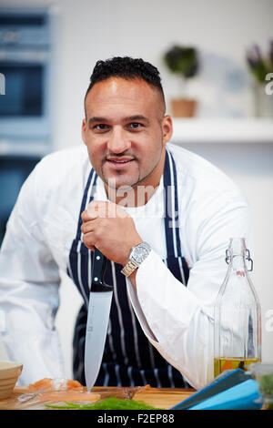Celebrity chef Michael Caines portraits Stock Photo - Alamy