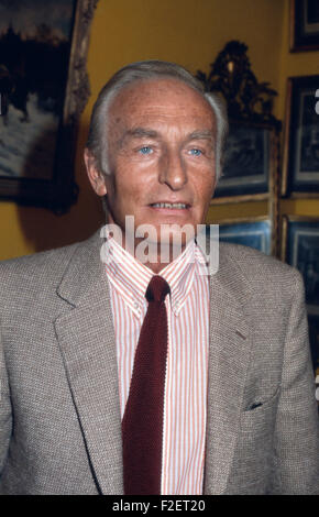 Der deutsche Schauspieler Anton Diffring, Deutschland 1980er Jahre ...