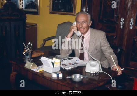 Der deutsche Schauspieler Anton Diffring, Deutschland 1980er Jahre ...