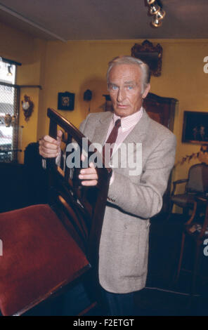 Der deutsche Schauspieler Anton Diffring, Deutschland 1980er Jahre ...