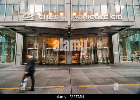 Credit Agricole CIB building in NYC Stock Photo - Alamy