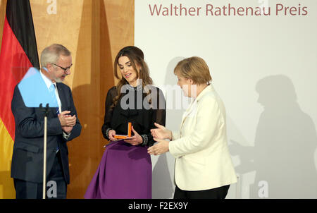 Queen Rania of Jordan receives German First Lady Elke Büdenbender, at ...