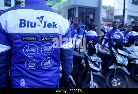 Jakarta, Indonesia. 17th September, 2015. Blu-Jek As present as an ...
