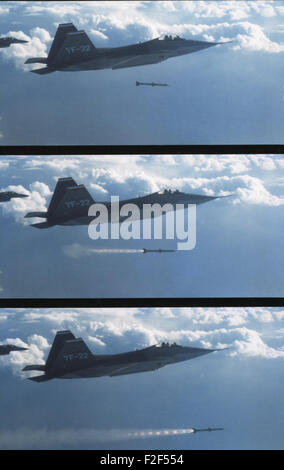 In December 1990, the Lockheed YF-22, a prototype stealth fighter ...