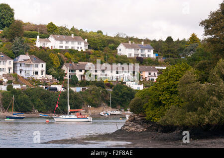 Malpas Village On The Banks Of The River Truro Cornwall England UK ...