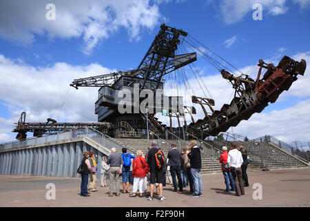 industrial museum Ferropolis, "the city of iron", in gräfenhainichen ...