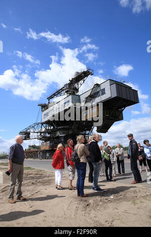 industrial museum Ferropolis, "the city of iron", in gräfenhainichen ...