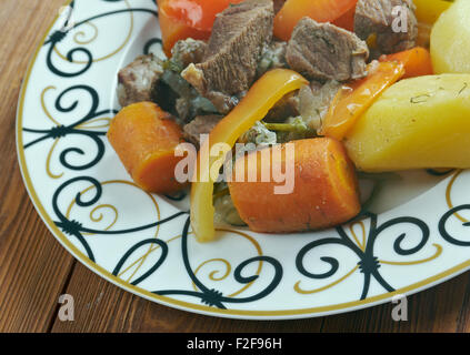 Khorkhog -barbecue dish in Mongolian cuisine Stock Photo - Alamy