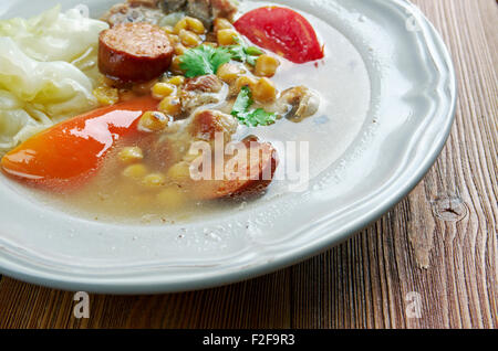 Puchero - stew originally from Spain, prepared inMexico, Argentina ...