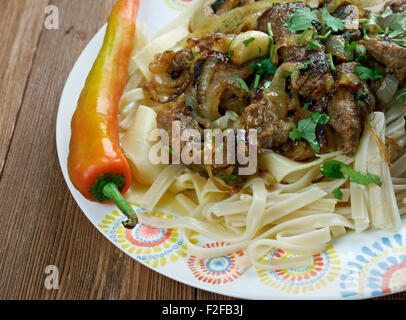 naryn , Tajik cuisine, lamb with noodles, Traditional assorted Tajik ...