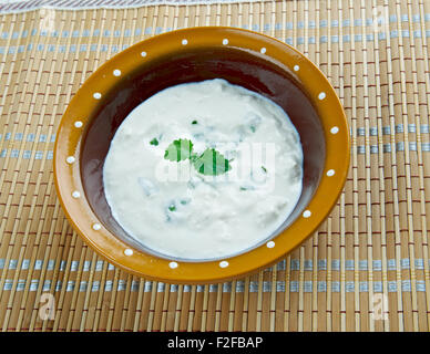 Cervelle de canut - cheese spread, specialty of Lyon, France Stock ...