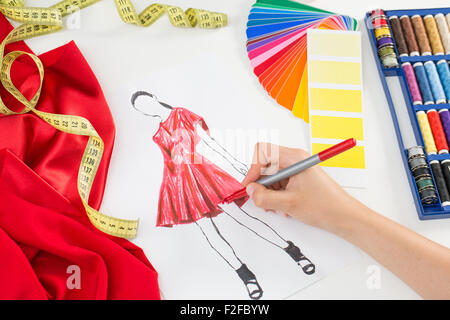 Fashion design close up Stock Photo - Alamy
