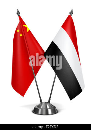 Yemen - Miniature Flags Stock Photo - Alamy