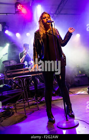 Milan Italy. 17th September 2015. The Australian singer GRACE performs ...