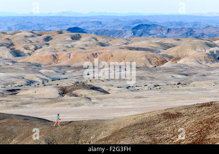 The Moon Landscape area along the Swakop river near Swakopmund in ...