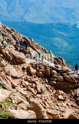 Pikes Peak Ascent Finish Line Stock Photo - Alamy