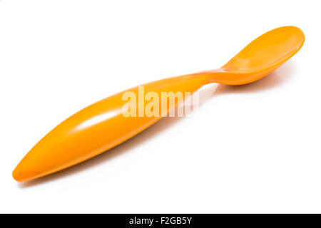 orange plastic spoon Stock Photo - Alamy