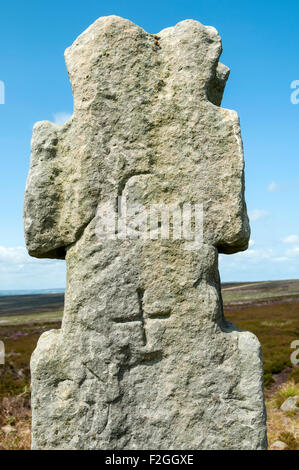 Lilla Howe Cross, Fylingdales Moor, North Yorkshire Moors National Park ...