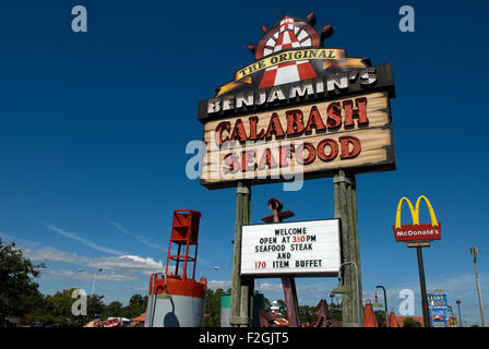 Benjamin's Calabash Seafood restaurant Myrtle Beach South Carolina USA ...