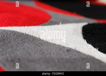 Closeup of a rug with colourful circular patterns Stock Photo - Alamy