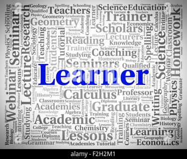 Studying Word Meaning Schooling School And Learned Stock Photo - Alamy