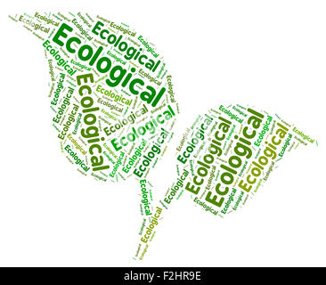 Environmental Protection Meaning Eco Friendly And Words Stock Photo ...