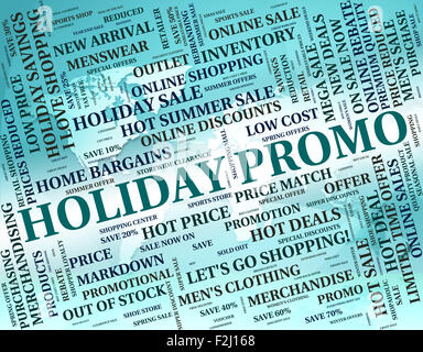 Holiday Savings Showing Go On Leave And Time Off Stock Photo - Alamy