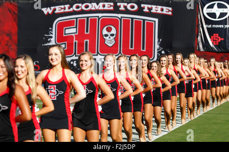 San Diego, CA. 19th Sep, 2015. San Diego State University Aztec Stock ...
