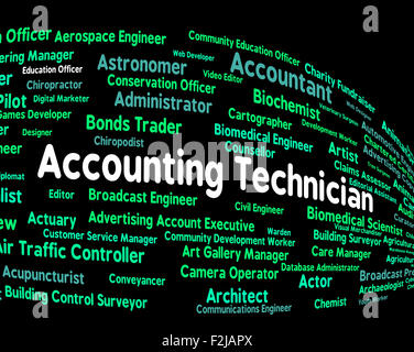 Accounting Technician Showing Balancing The Books And Paying Taxes ...
