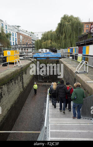 Camden Lock Drained - London Stock Photo - Alamy