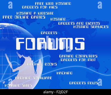 Forum Word Indicating Social Media And Group Stock Photo - Alamy