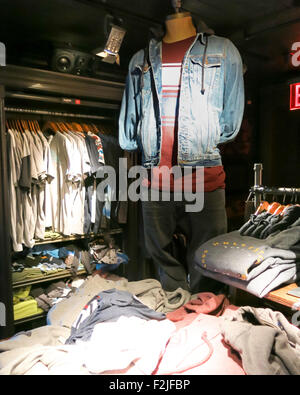 Hollister Store Interior on Fifth Avenue, NYC Stock Photo - Alamy