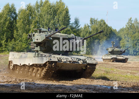 Marksman AA-vehicle of the Finnish Army has the mobility and protection ...