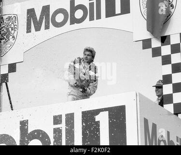 Steve Robertson, race winner, Final round of the 1991 British Formula 3 ...