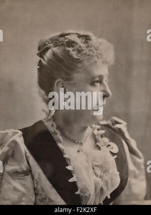 Caroline Harrison, First Lady Stock Photo - Alamy